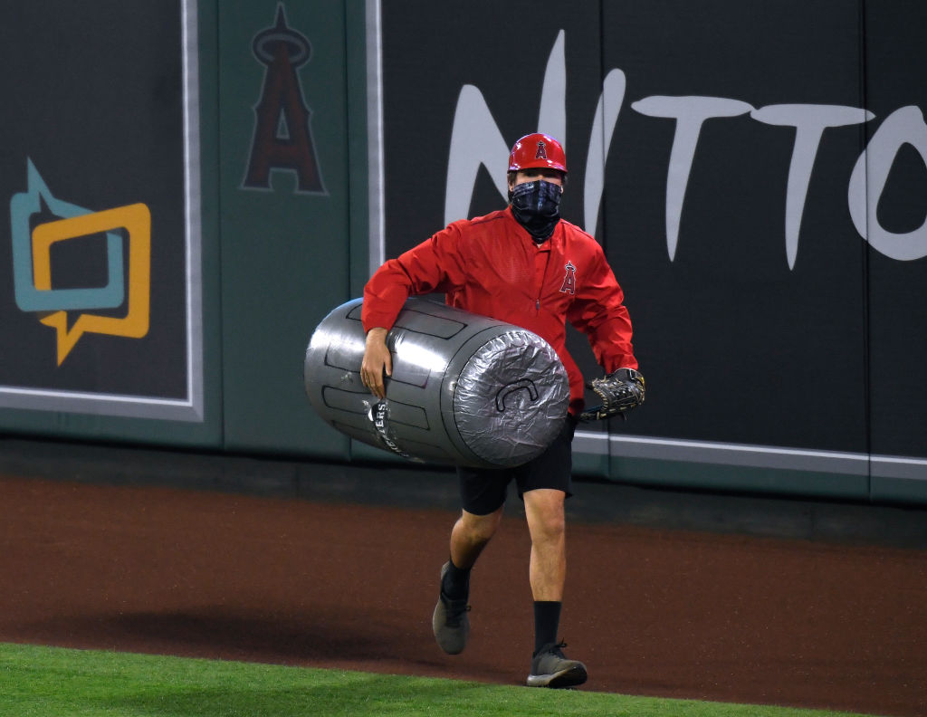 Angels Fans Troll Astros With Garbage Cans | OutKick