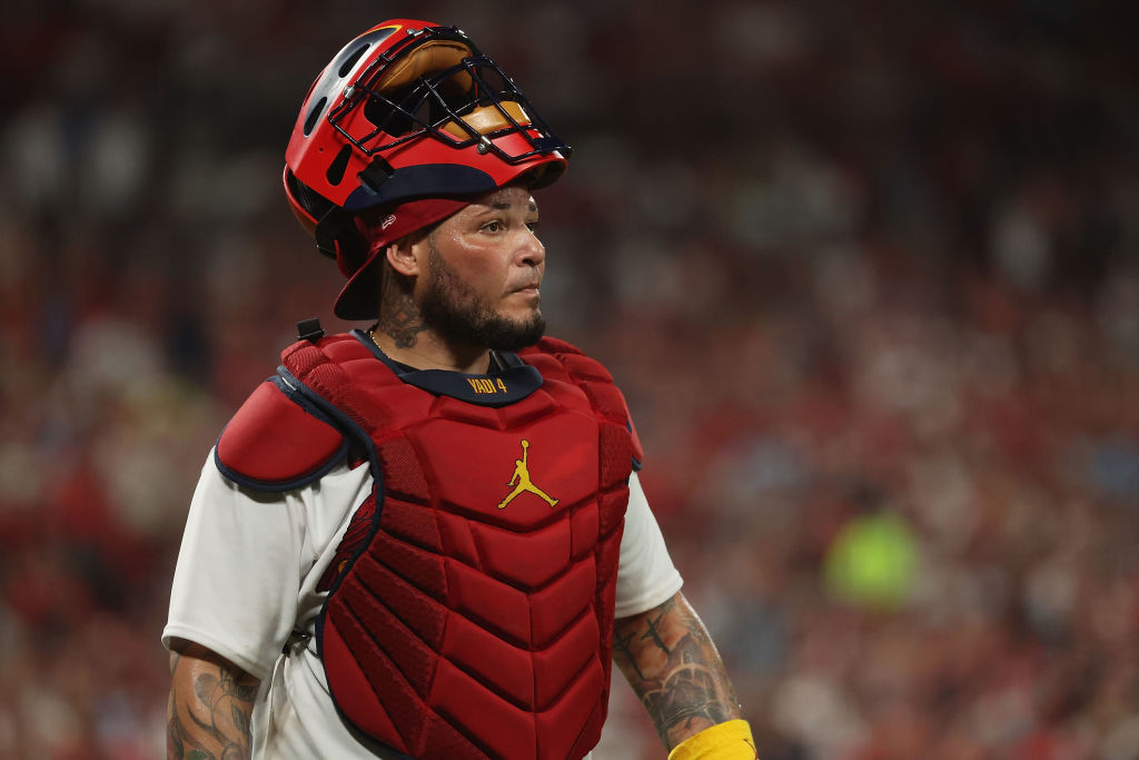 Yadier Molina Busts Out Special Mask For Record-Setting Night | OutKick