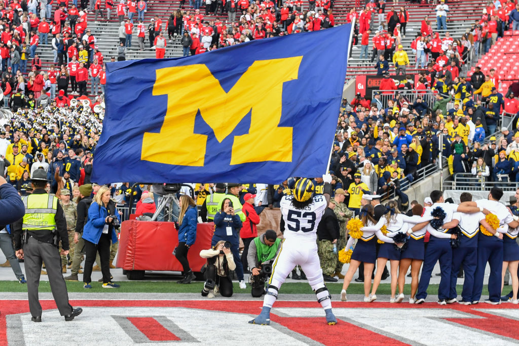 Michigan Punter Torches Ohio State After Wolverines Plant Flag At ...