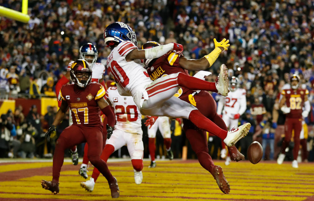 Former NFL Ref: Giants Got Away With Pass Interference vs Commanders ...