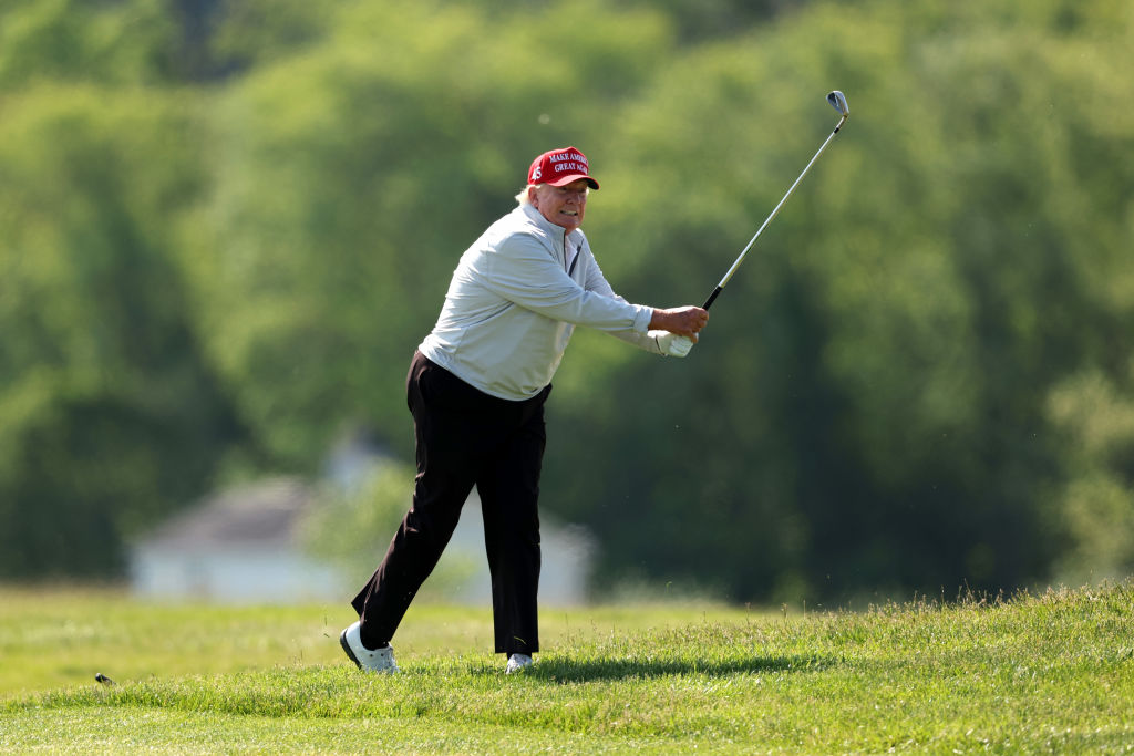 Donald Trump Shanks A Wedge At Trump National: Video | OutKick