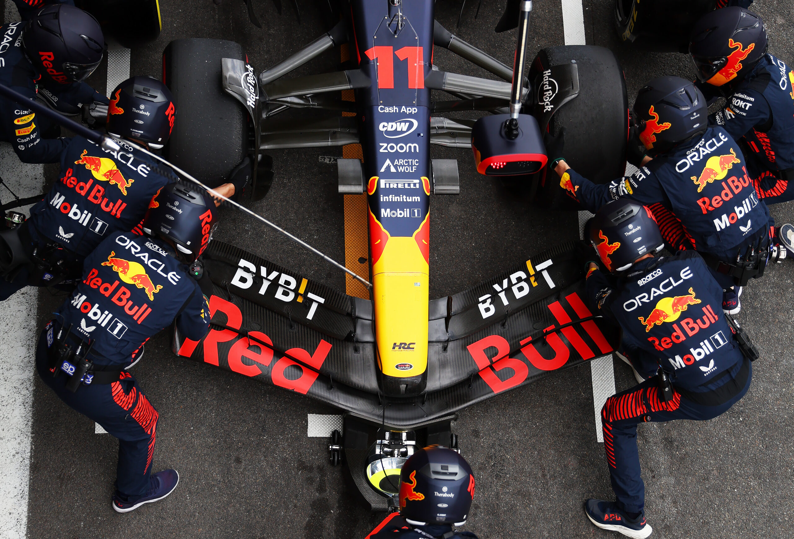 Red Bull Achieves Peak F1 Offseason Content By Having Pit Crew Throw ...