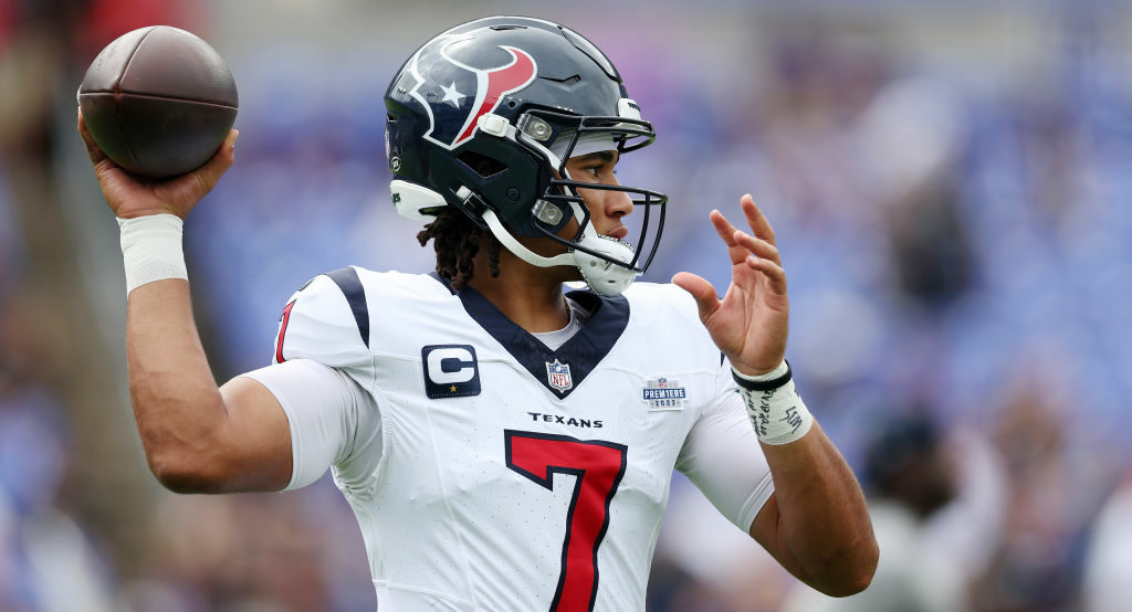 CJ Stroud's First Career NFL Completion For Houston Texans Goes To ...