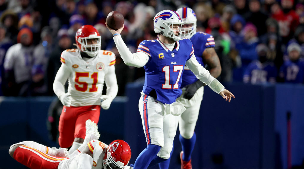Josh Allen Makes Incredible - But Probably Illegal - Play Immediately Against Chiefs, Helps ...