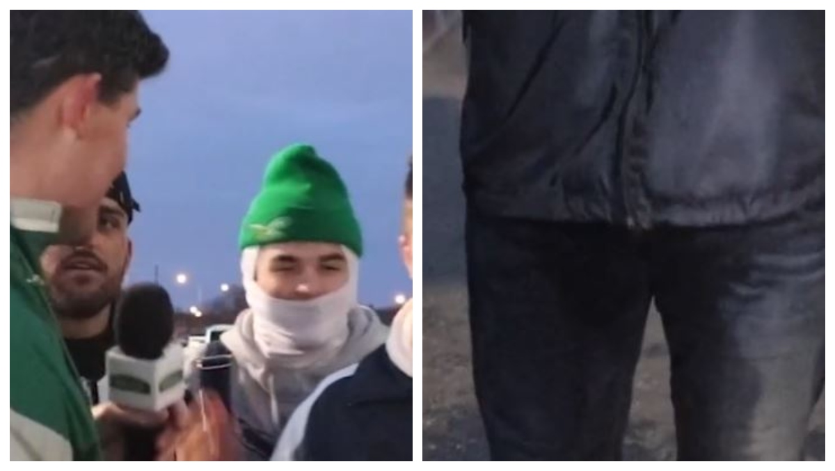 Giants Fan Peed His Pants During Tailgate Prior To Playoff Loss To The ...