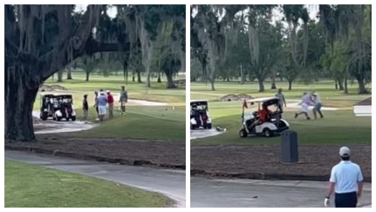 Golfers Throw Hands During A Golf Course Brawl Over Slow Play | OutKick