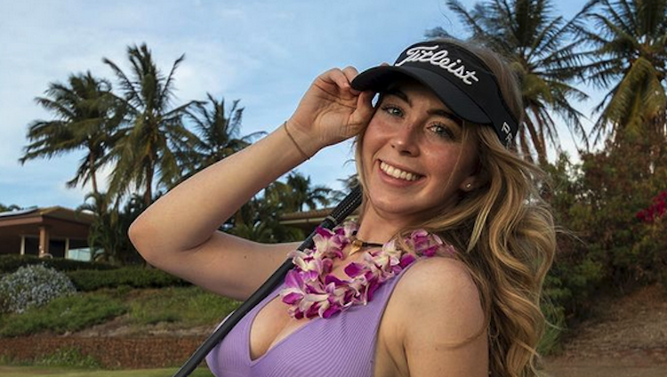 Golf Influencer Grace Charis Absolutely Uncorks A Rocket, Gronk P