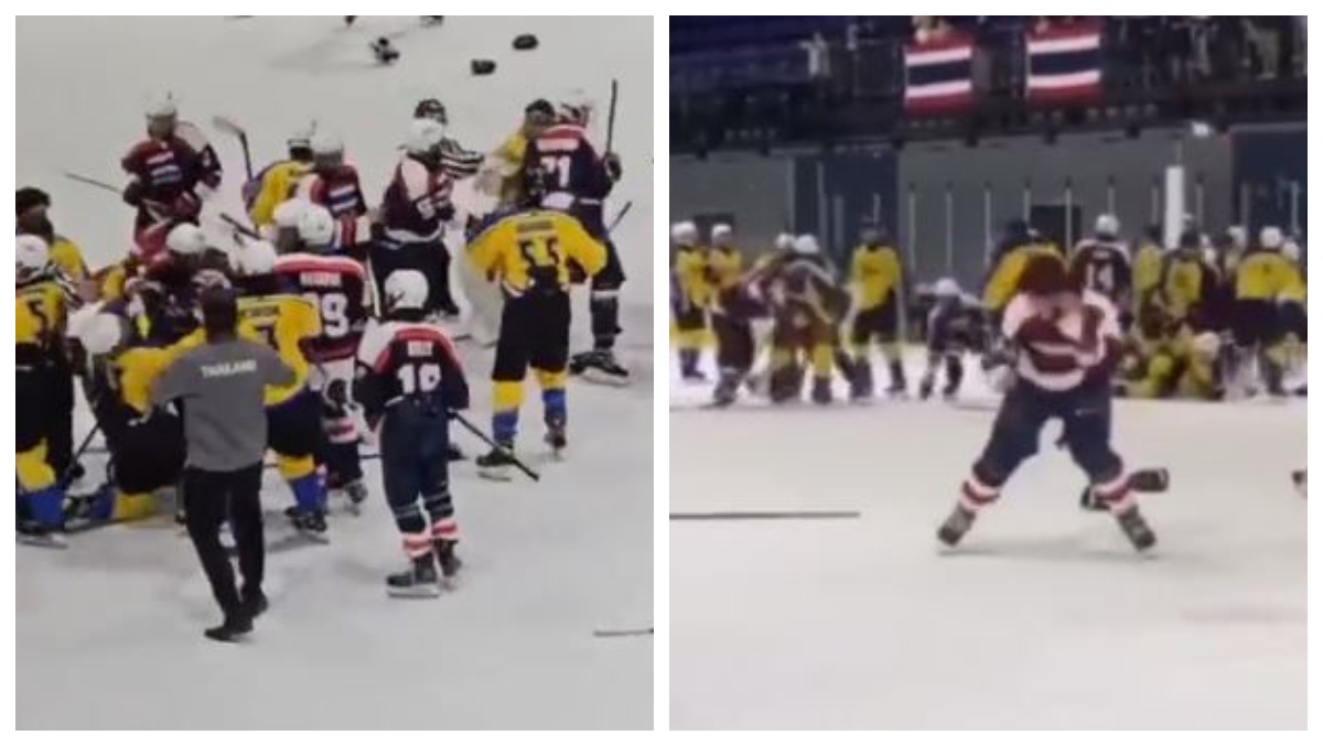 Brawl Breaks Out During Thailand Hockey Handshake Line And Features ...