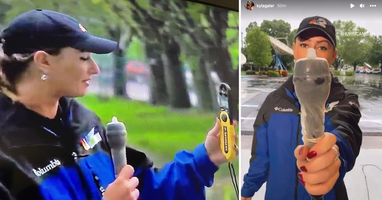 Reporter Explains Why She Placed Condom Over Her Microphone During ...