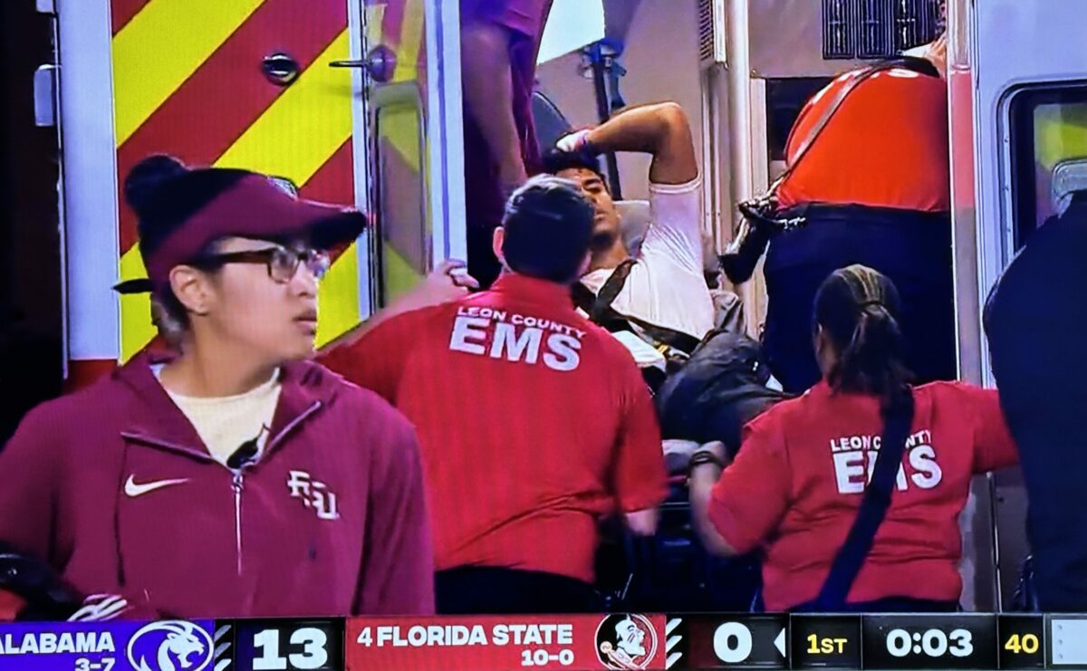 Florida State QB Jordan Travis Suffers Brutal Leg Injury, Leaves In ...