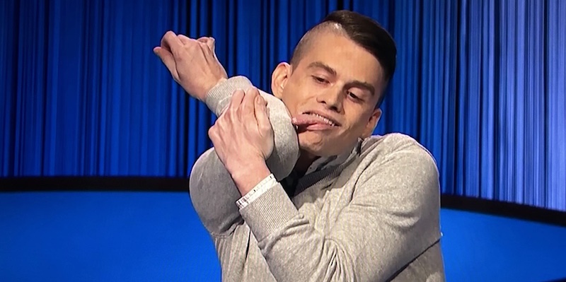 Jeopardy Fans Are Furious Over Contestant Andrew Knowles' Tongue Trick ...
