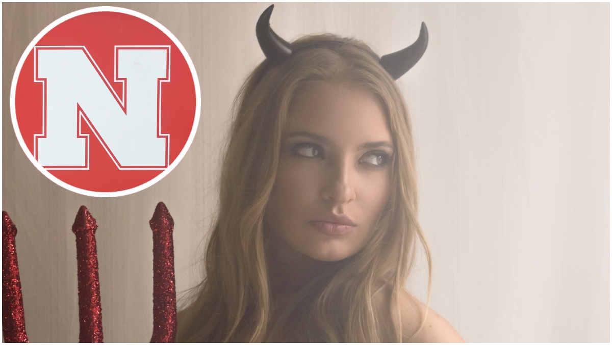 Nebraska Star Jess Gardner Shows Off Fire Halloween Costume - outkick ...