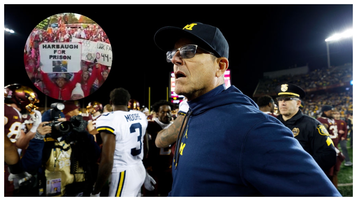 Jim Harbaugh For Prison? Ohio State Fans Let Michigan Coach Have It On ...