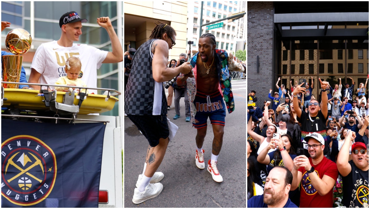 Nuggets Caldwell-Pope Has Beer-Chugging Contest With Fan At Parade ...