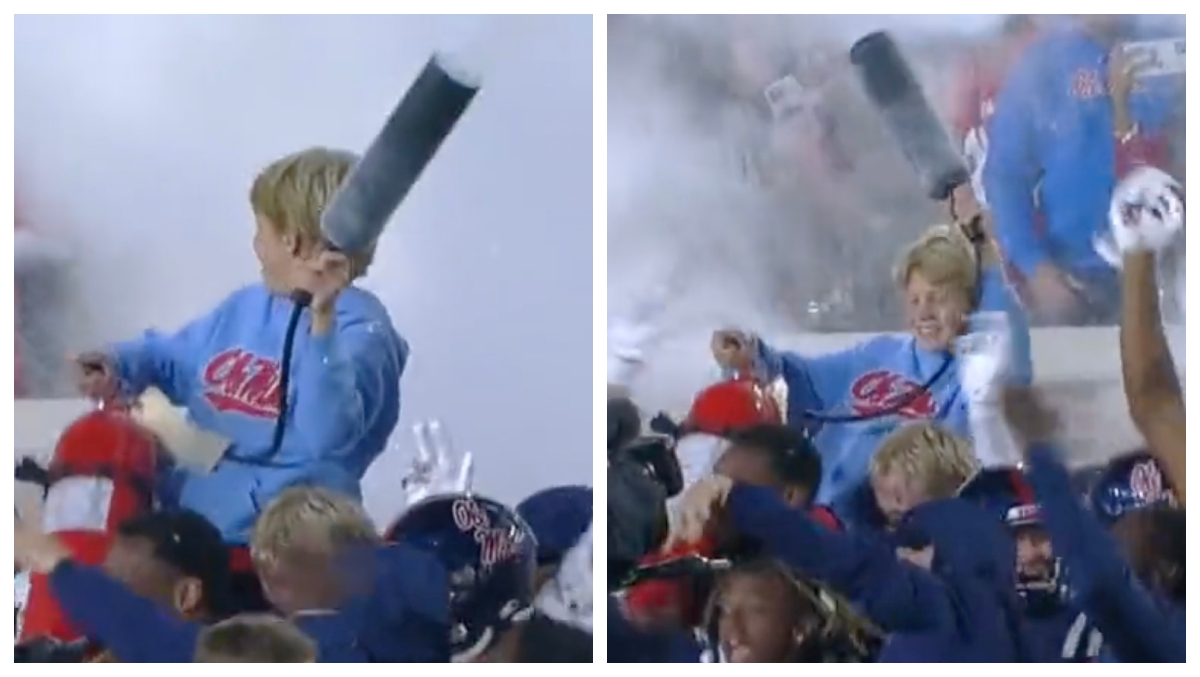 Lane Kiffin's Son Steals The Show During Egg Bowl - outkick | OutKick