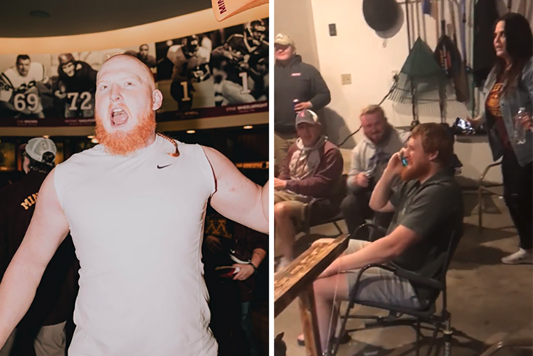 Buccaneers Draft Pick Ko Kieft & His Crew Celebrate Over Garage Beers ...