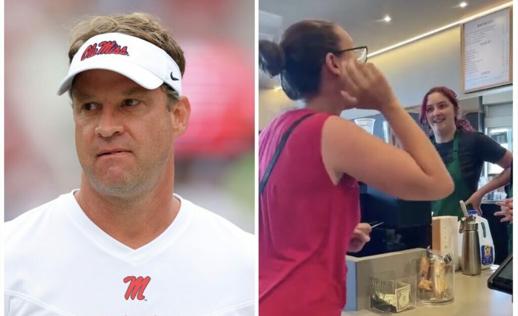 Lane Kiffin Trolls Woman Freaking Out In A Starbucks - outkick | OutKick