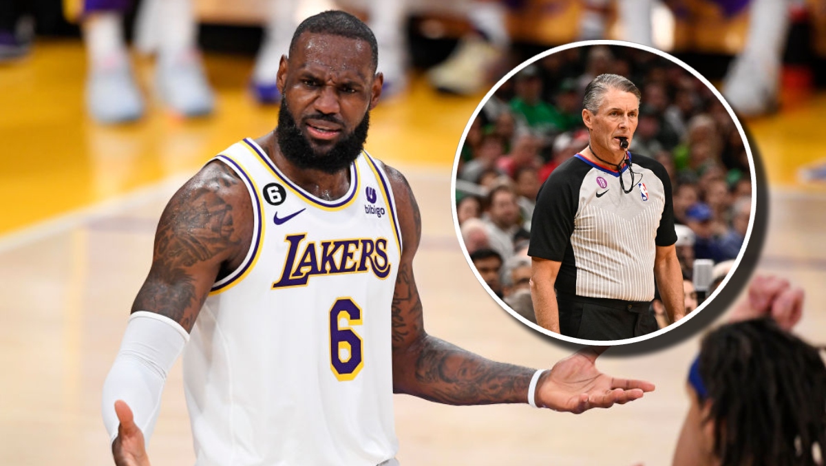 LeBron Bumps, Bloodies Referee Scott Foster In Game 3 | OutKick