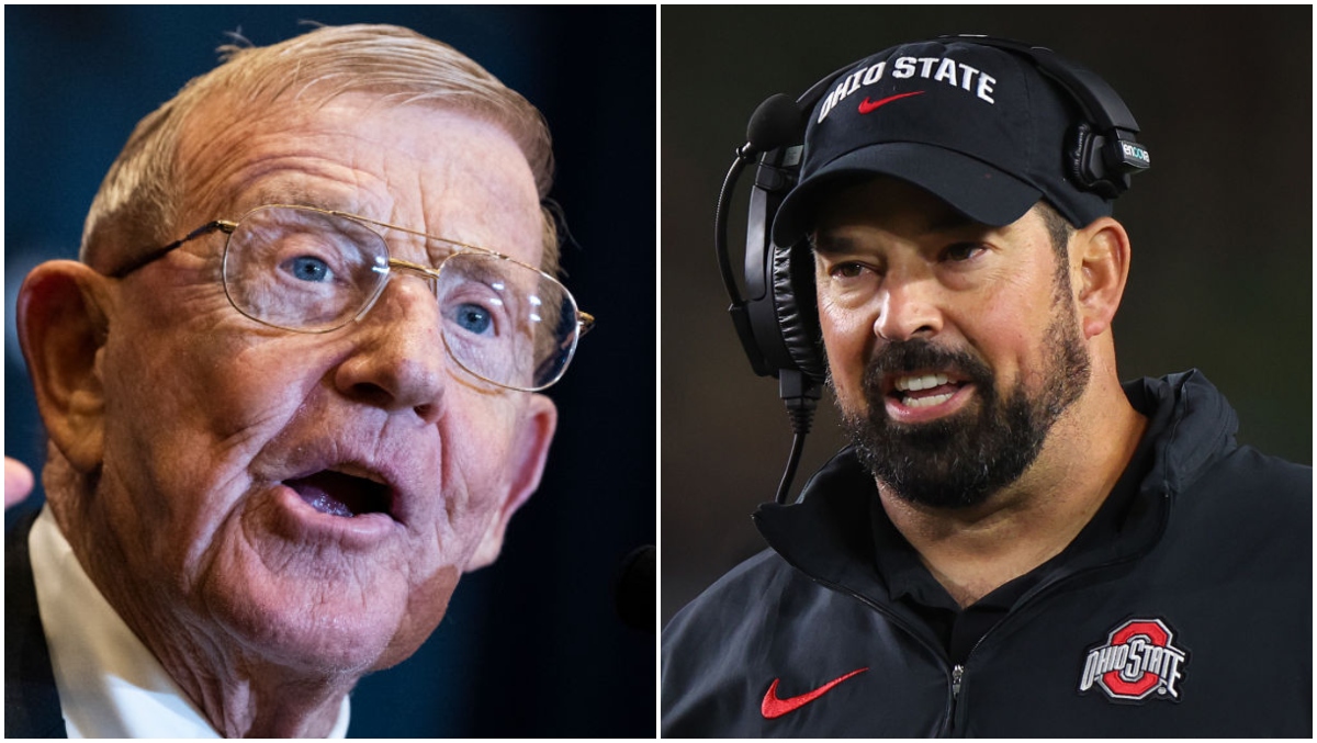 Lou Holtz Escalates Feud With Ohio State In Hilarious Fashion - o
