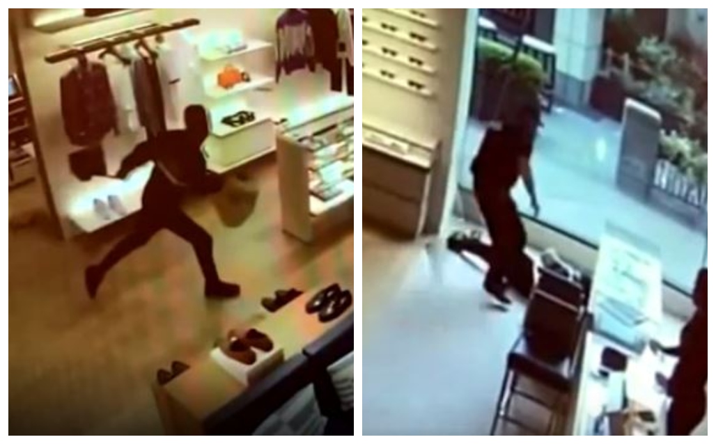 Thief Knocks Himself Out Attempting To Steal From A Louis Vuitton Store | OutKick