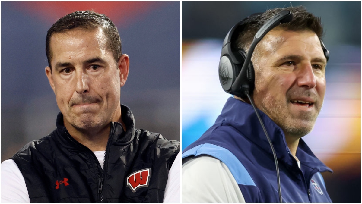 Would Luke Fickell Would Beat Mike Vrabel Wrestling? - outkick | OutKick