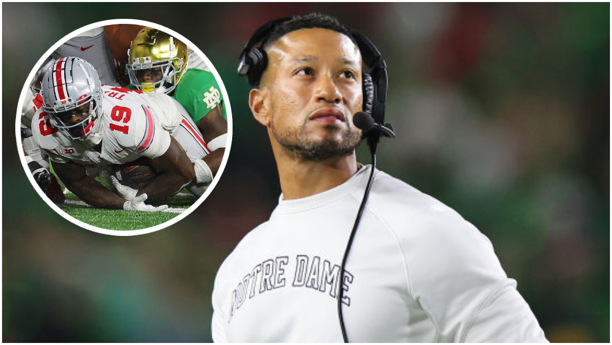 Marcus Freeman Gives Terrible Explanation For 10 Guys On The Field ...