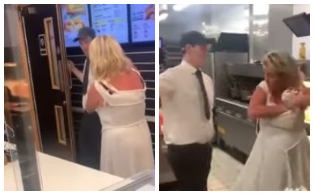 Bizarre Video Shows Woman At McDonald's Stuff Hamburgers In Her Bra ...
