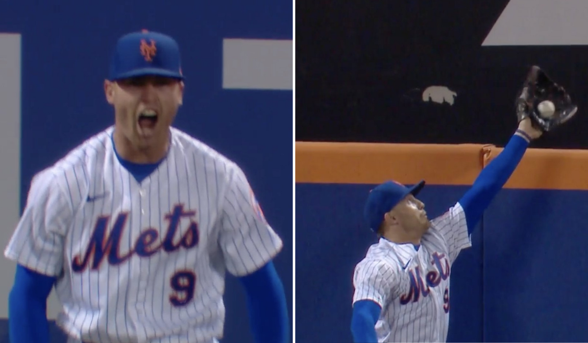 Mets' Brandon Nimmo Pulls Off Catch of the Year | OutKick