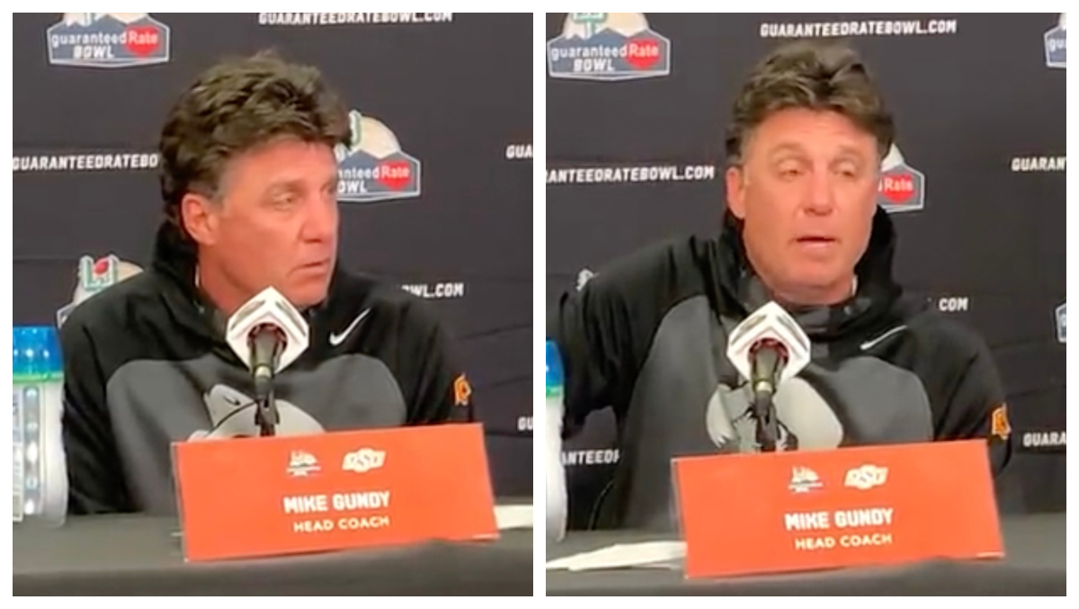 Mike Gundy Gets Angry With A Reporter: VIDEO - outkick | OutKick