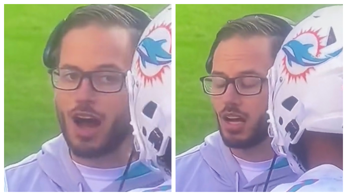 Mike McDaniel Caught On Camera Dropping F-Bomb - outkick | OutKick