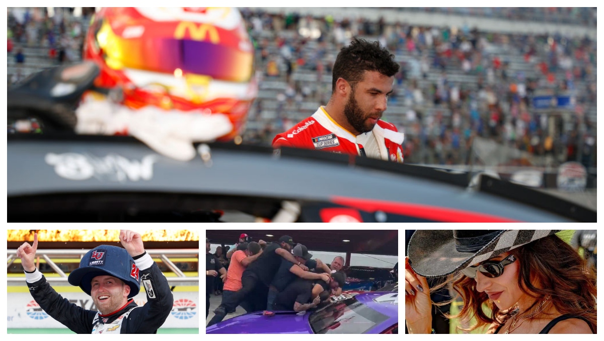 Bubba Wallace Calls Out Dumba-- NASCAR Fans, Wild Fight In The Pits ...