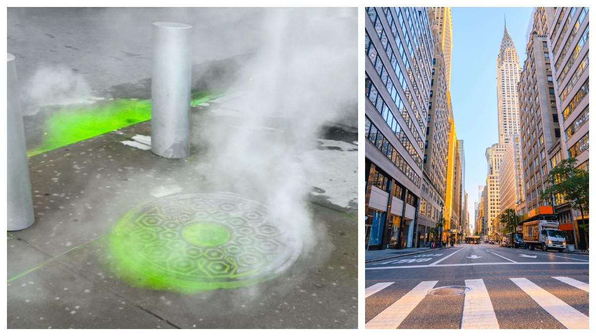 There Is Now Green Ooze Throughout New York City Streets