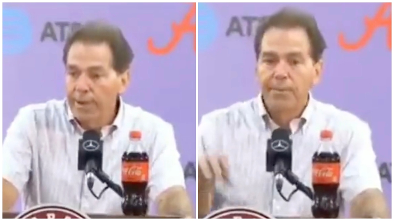 Old Nick Saban Advice Video Goes Viral On Twitter - outkick | OutKick
