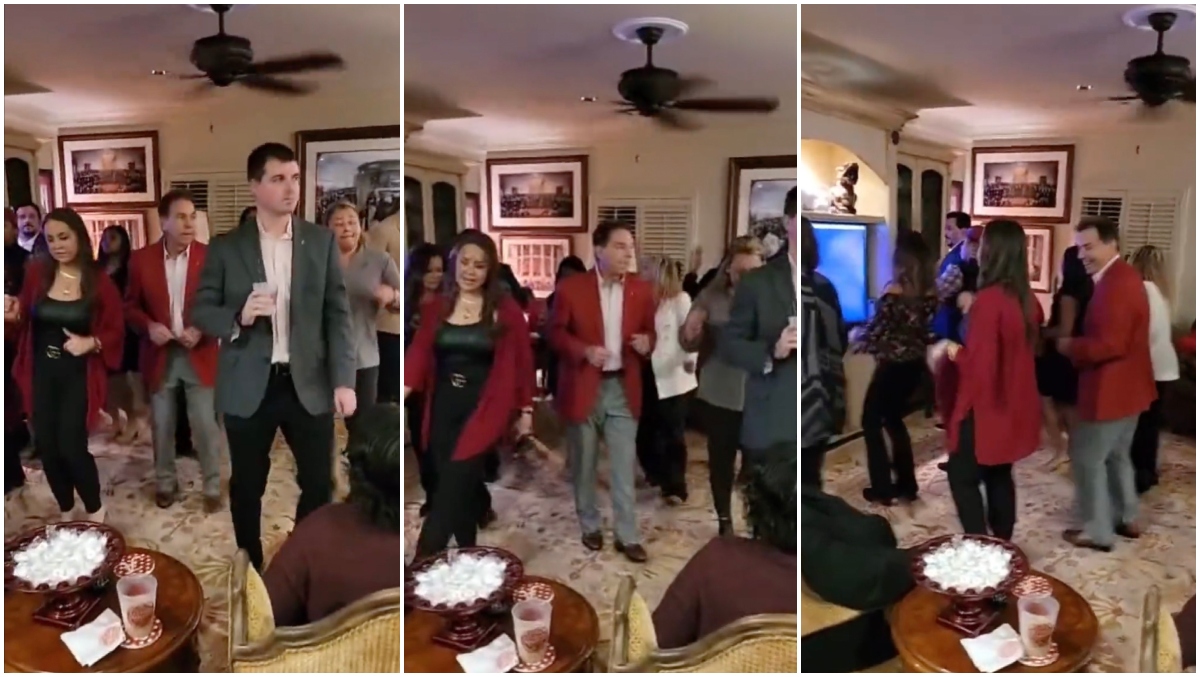 VIDEO: Nick Saban Shows Off Dancing Skills Once Again | OutKick