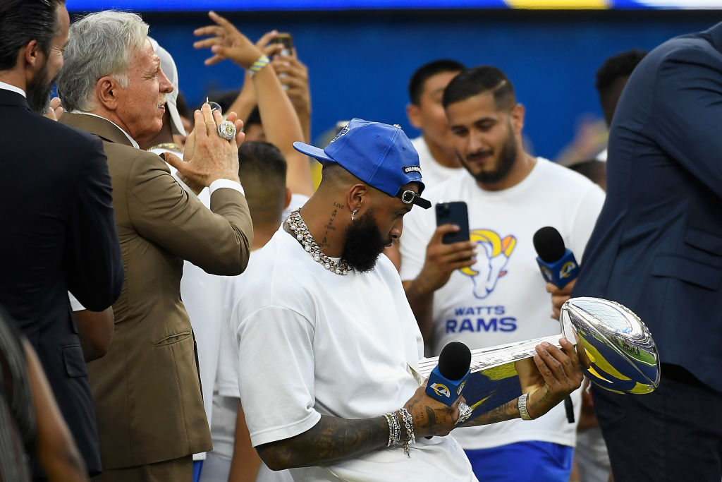 Free Agent Odell Beckham Jr. Kicks Off Season On Rams' Sideline | OutKick