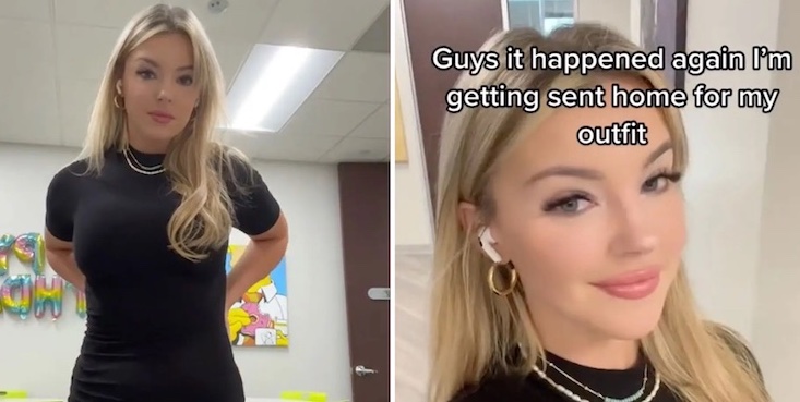 OnlyFans Model Sent Home From Work For Wearing Distracting Dresse