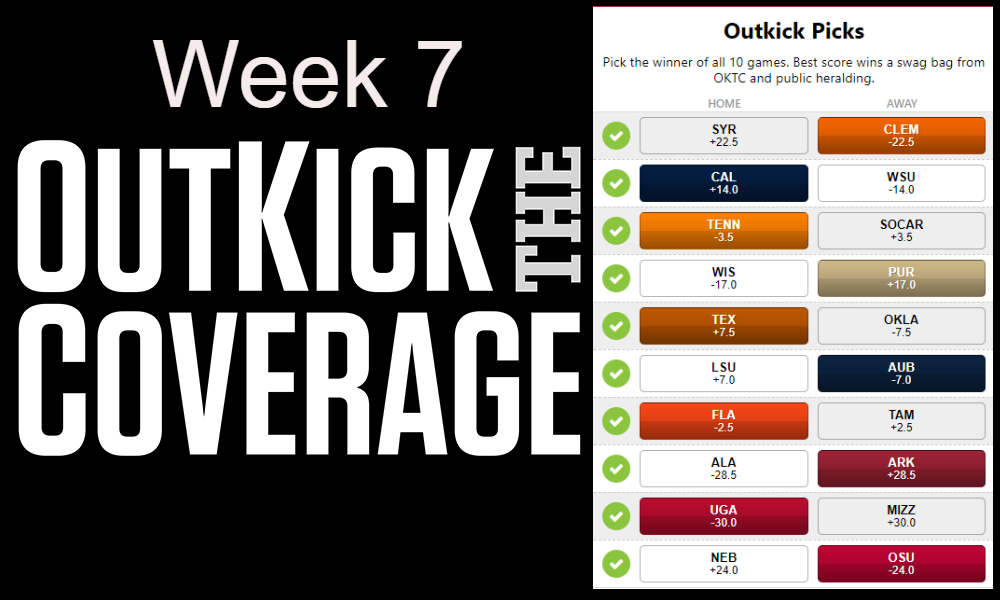 Make Your Week 7 Outkick Picks | OutKick