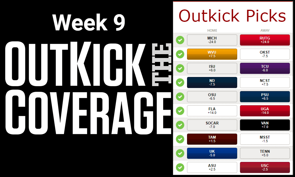 Make Your Week 9 Outkick Picks | OutKick