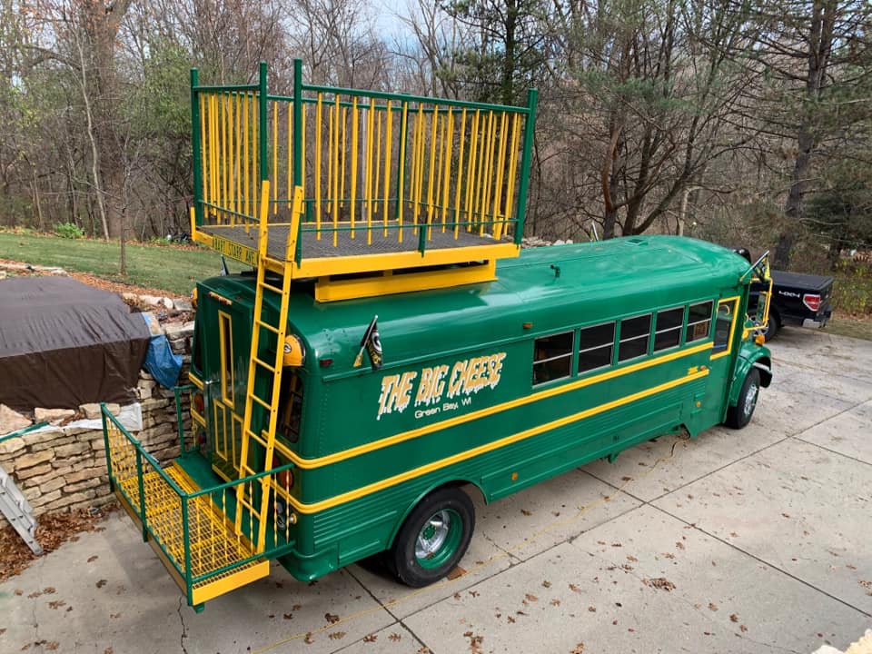 Pool Your Stimulus Money & Buy 'The Big Cheese' Packers Tailgating Bus ...