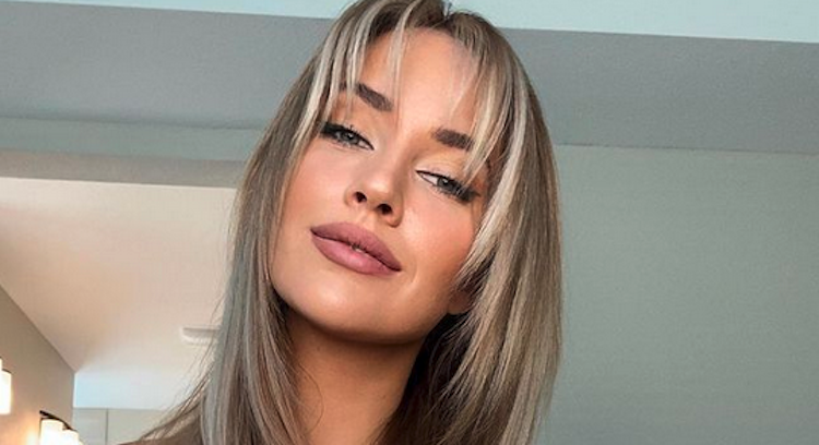 Paige Spiranac Reveals Her New Bangs, Fists Fly At Dodger Stadium ...