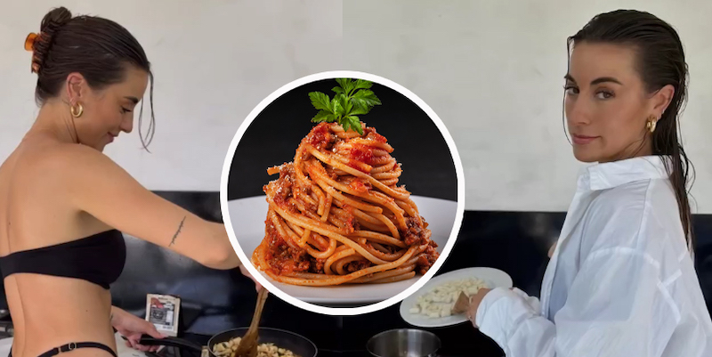 Instagram Model Paula Gonu Makes Spaghetti Bolognese Out Of Her Knee ...