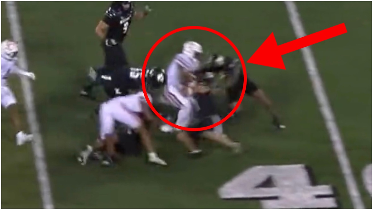 Virginia RB Perry Jones Suffers Scary Hit: VIDEO - outkick | OutKick