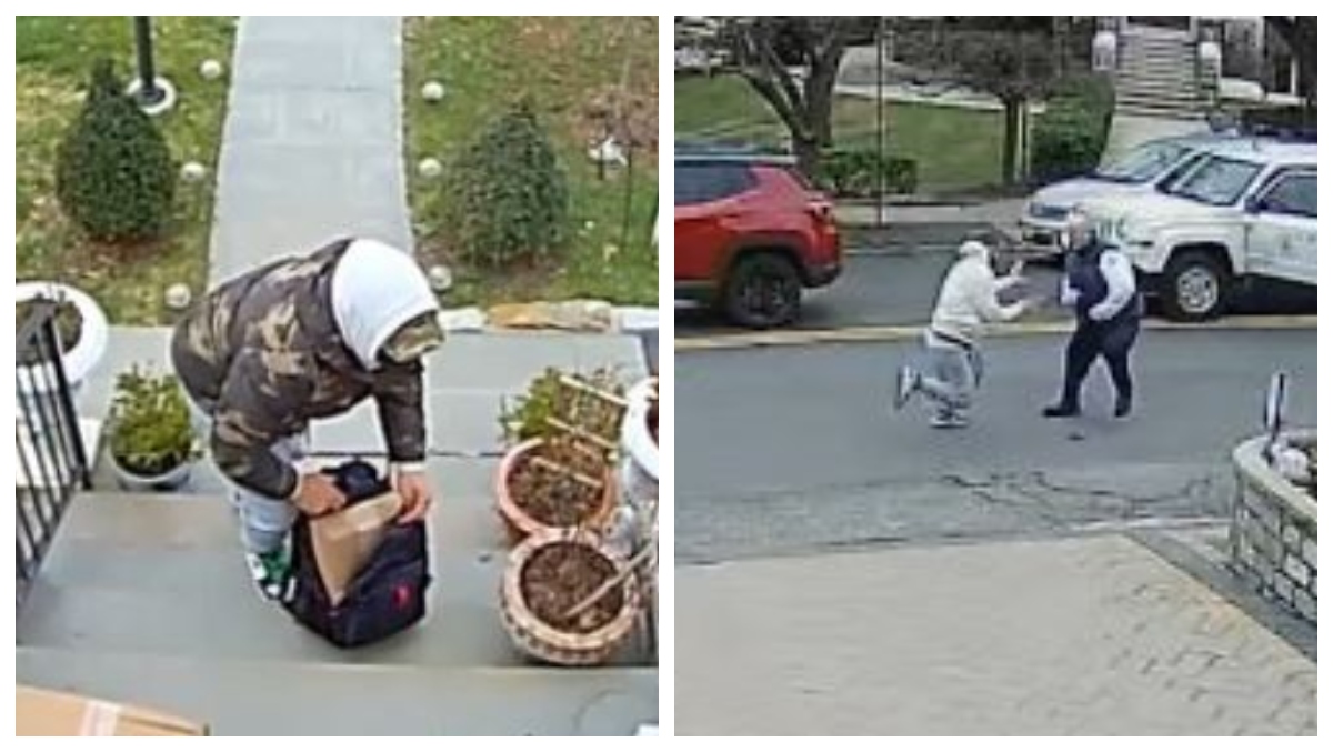 Porch Pirate Gets Rocked By Good Samaritan During Police Chase | OutKick