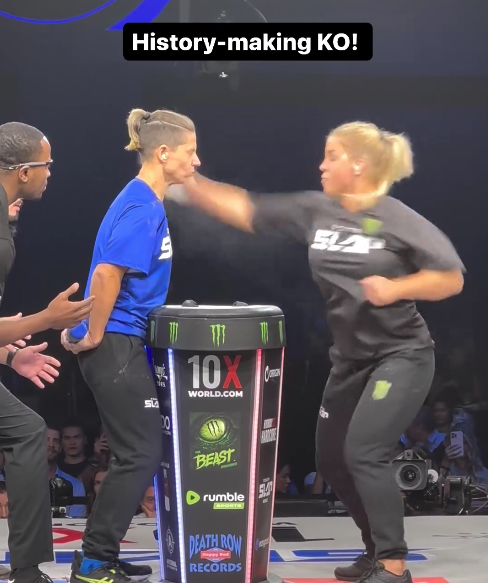 Slapping History Has Been Made: Sheena Bathory Becomes First Woman To ...