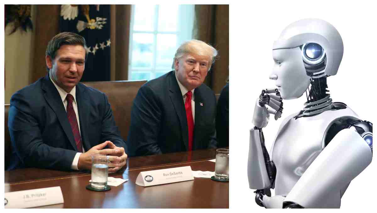 Too Far? DeSantis Campaign Uses Fake AI Photos Of Trump And Fauci | OutKick Too Far? DeSantis Campaign Uses Fake AI Photos Of Trump And Fauci | OutKick