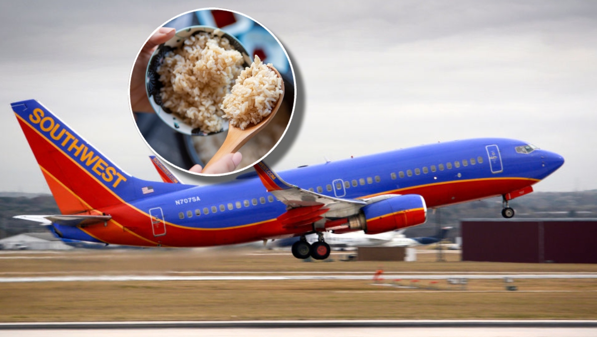 Southwest Flight Delayed Because Someone Spilled Rice In The Aisle ...