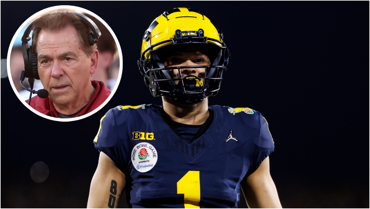Michigan WR Roman Wilson Trolls Alabama In Brutal Fashion - outkick ...