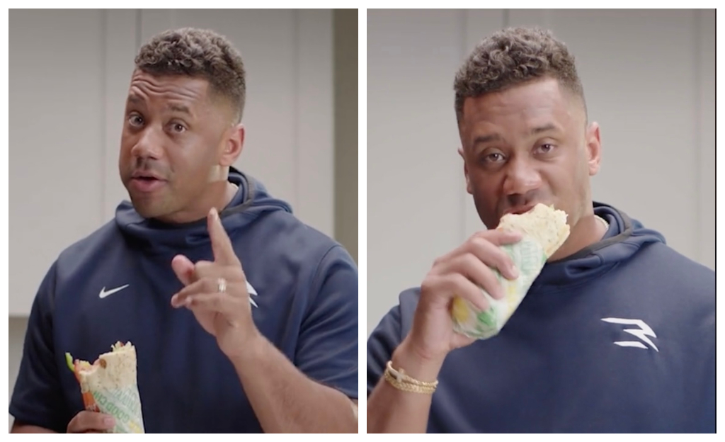 Twitter Roasts Russell Wilson For Cringe Subway Ad - outkick | OutKick