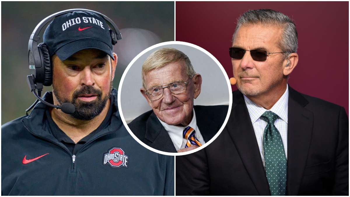 Urban Meyer Defends Ryan Day Ripping Lou Holtz - outkick | OutKick