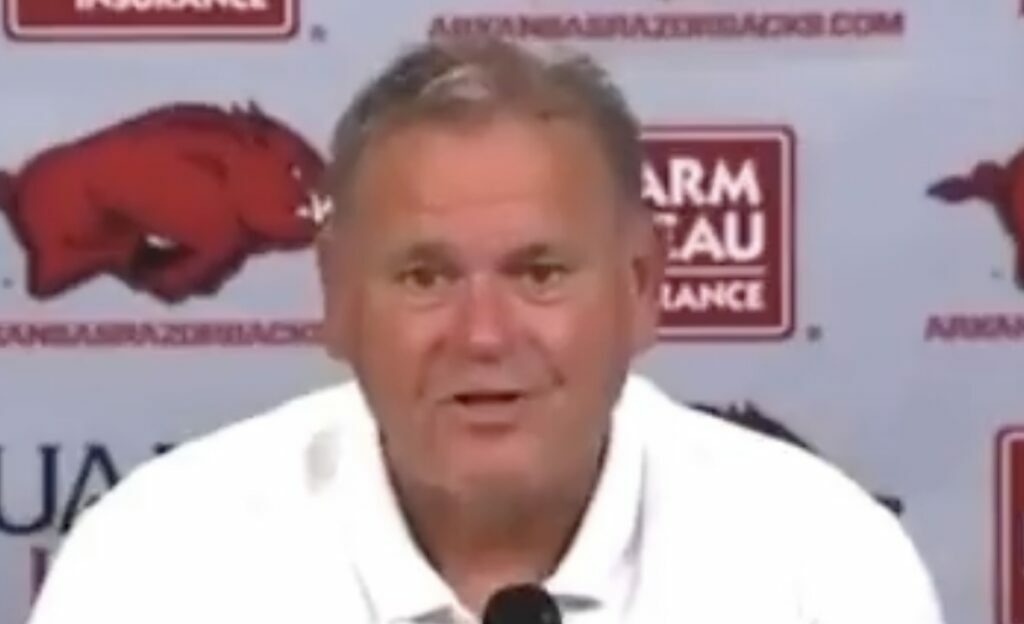 Sam Pittman Previews Arkansas/Cincinnati Game With Hilarious Quote ...